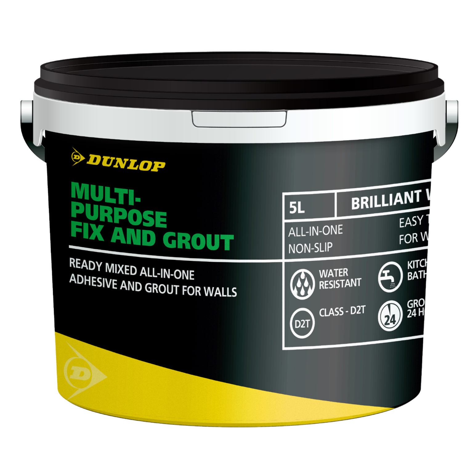 Tile Adhesive and Grout All-In-One, Ready-Mixed and Ready to Go