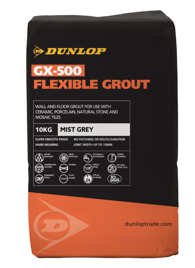 Dunlop Grouts and Matching Colour Silicones